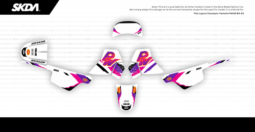 FIFTIETH Ppl/Blk PW Full Graphics Kit | SKDA USA