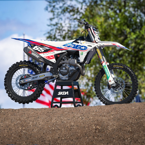 25 AEO REDBUD KTM Full Graphics Kit | SKDA USA