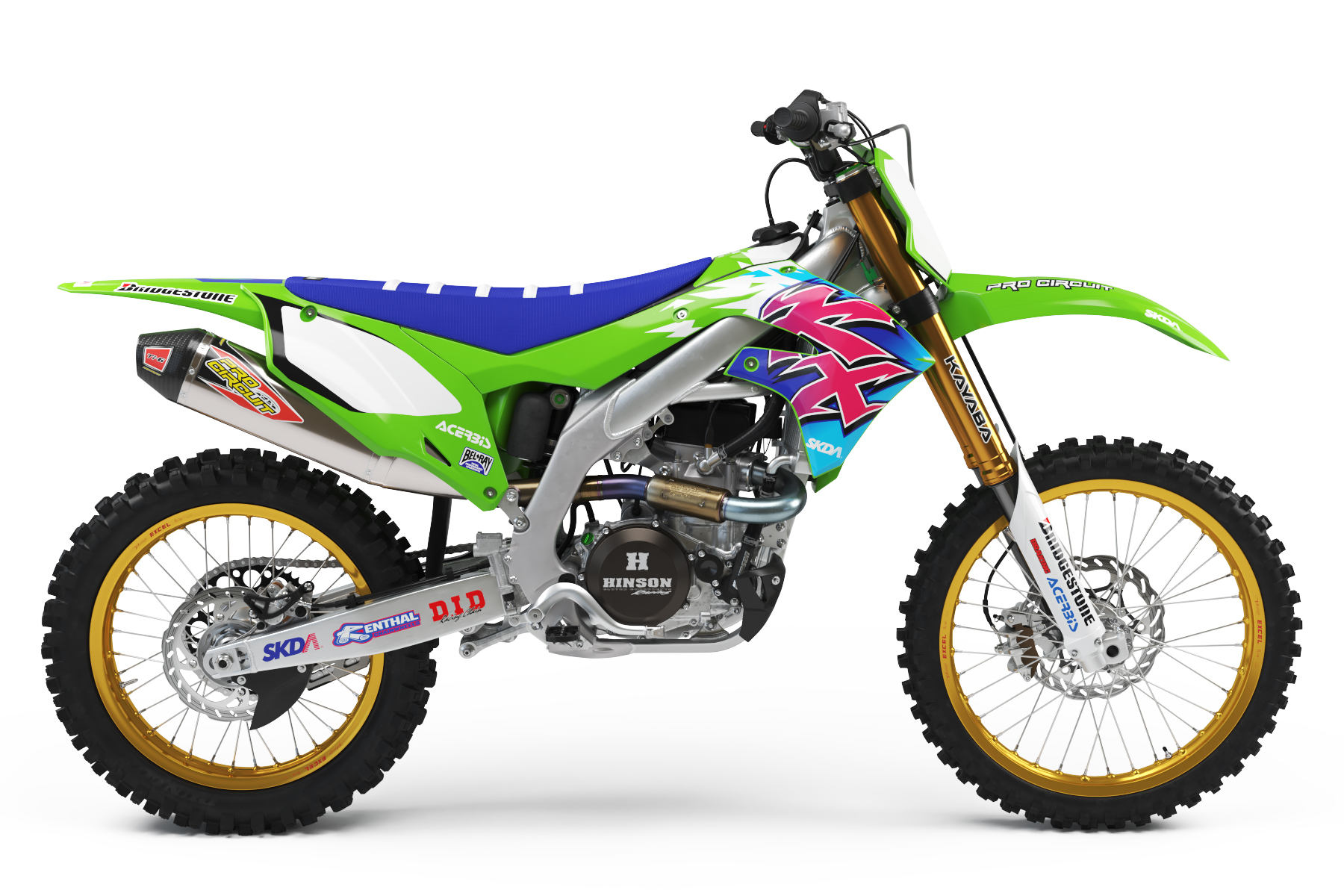 Kawasaki KXF Graphics Kit - by SK Designs Australia