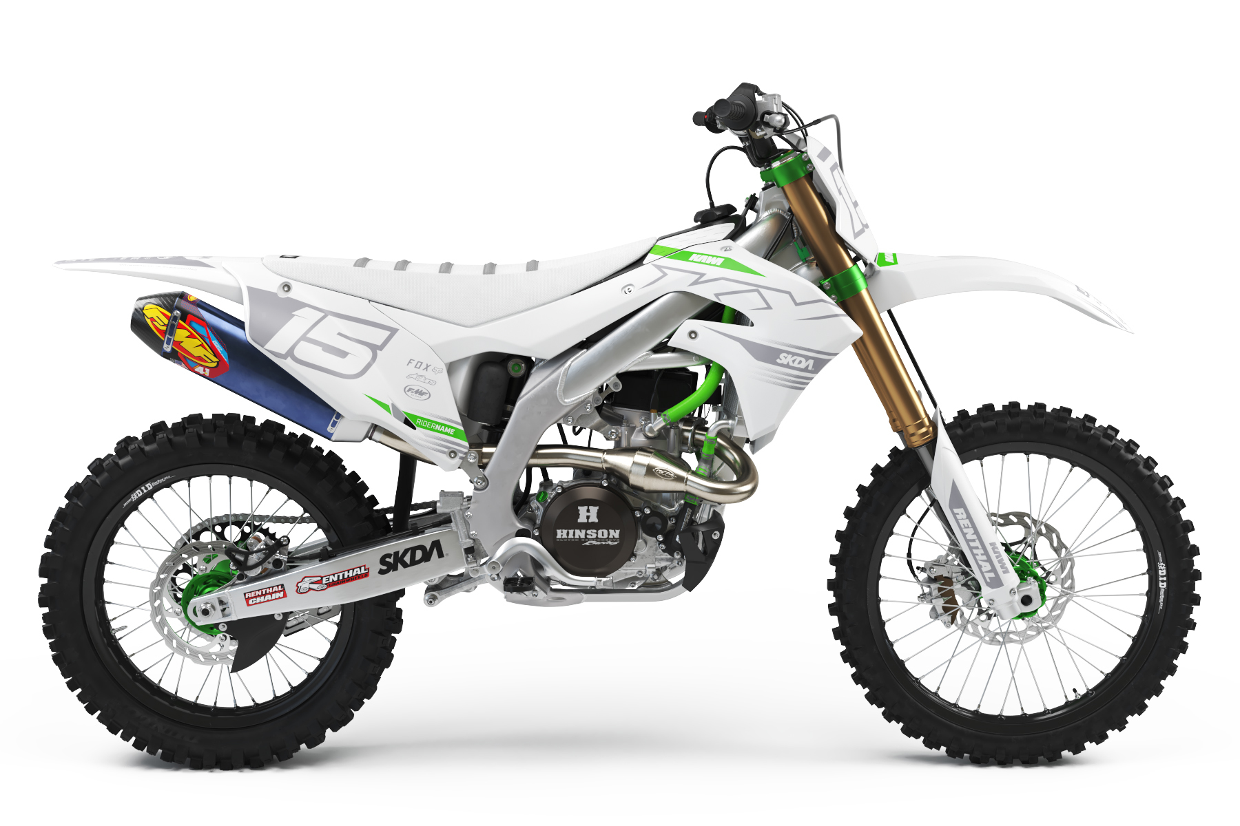 Kawasaki KXF Graphics Kit - by SK Designs Australia