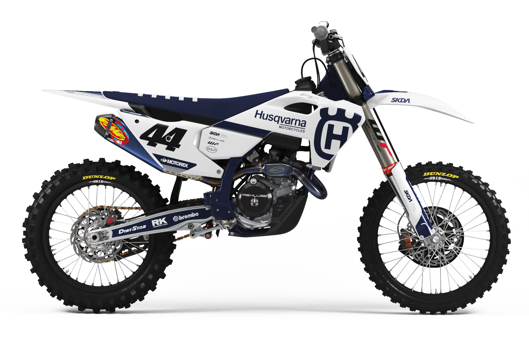 CLASS White Husqvarna Full Graphics Kit - SKDA - US Store