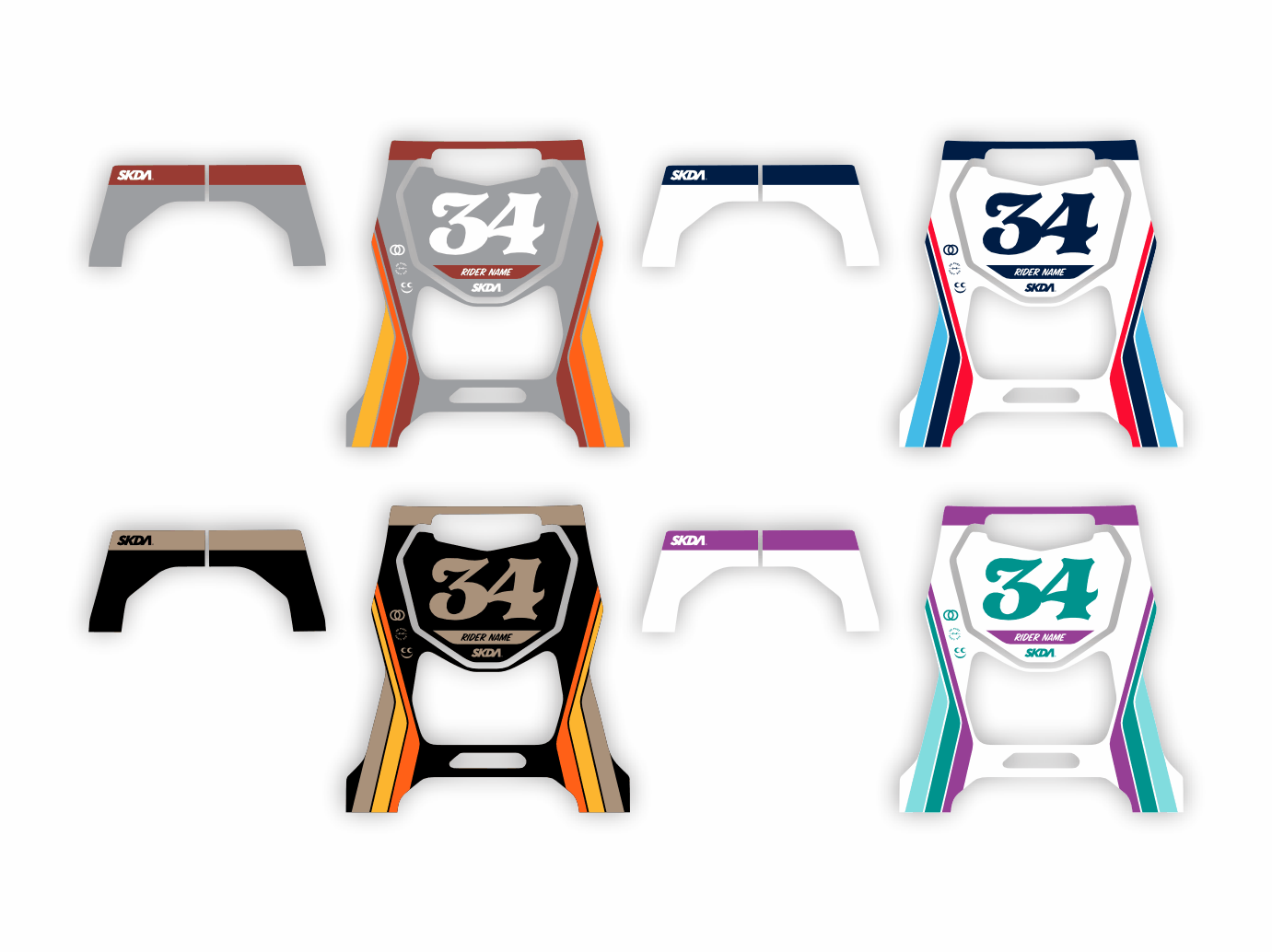 FLANK Acerbis 711 Bike Stand Graphics - SKDA - US Store