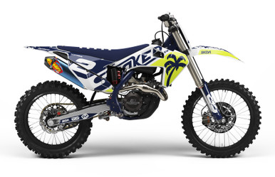 STOKED Navy Husqvarna Full Graphics Kit | SKDA USA