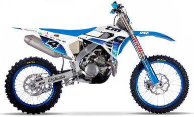ZEST Wht/Blue TM Full Graphics Kit | SKDA USA