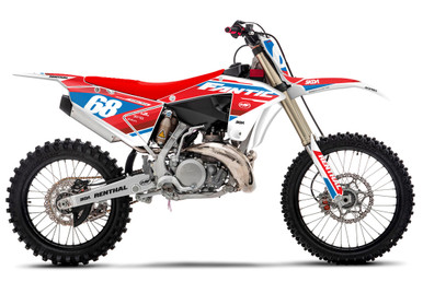 VISION Blue/Red Fantic Full Graphics Kit | SKDA USA