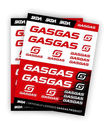 GASGAS Sticker Sheet | SKDA USA
