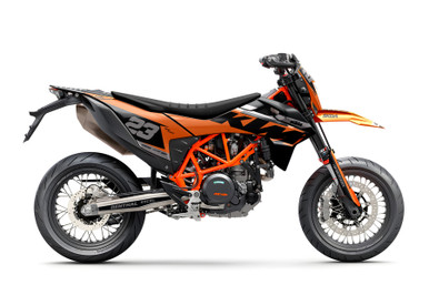 CURE CHROME Orange KTM 690 Full Graphics Kit | SKDA USA