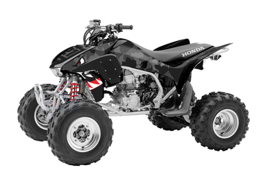 BOMBER Black Honda ATV Full Graphics Kit | SKDA USA