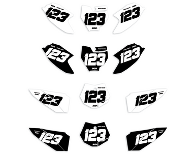 BASIC KTM Mini Bike Number Plates | SKDA USA