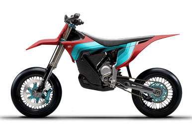 MSD Blue/Red Stark Varg Full Graphics Kit | SKDA USA