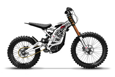 TILT White Surron Full Graphics Kit | SKDA USA