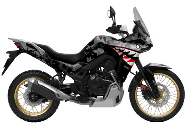 BOMBER Grey Transalp Full Graphics Kit | SKDA USA