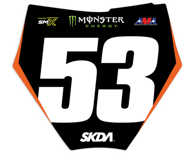 24 KELLEY SX Replica Number Plate - SKDA - US Store
