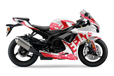 YOSHIMURA V6 White Suzuki GSXR Full Graphics Kit | SKDA USA