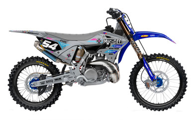 25 CLUBMX Grey YZ Full Graphics Kit | SKDA USA