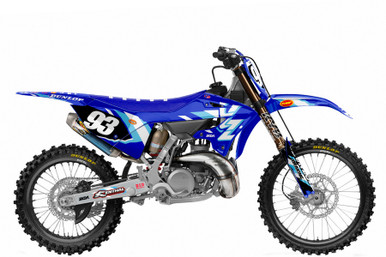 FIFTIETH Blue YZ Full Graphics Kit | SKDA USA
