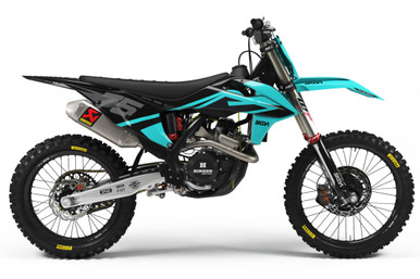 DIVIDE Blk/Teal KTM Full Graphics Kit | SKDA USA
