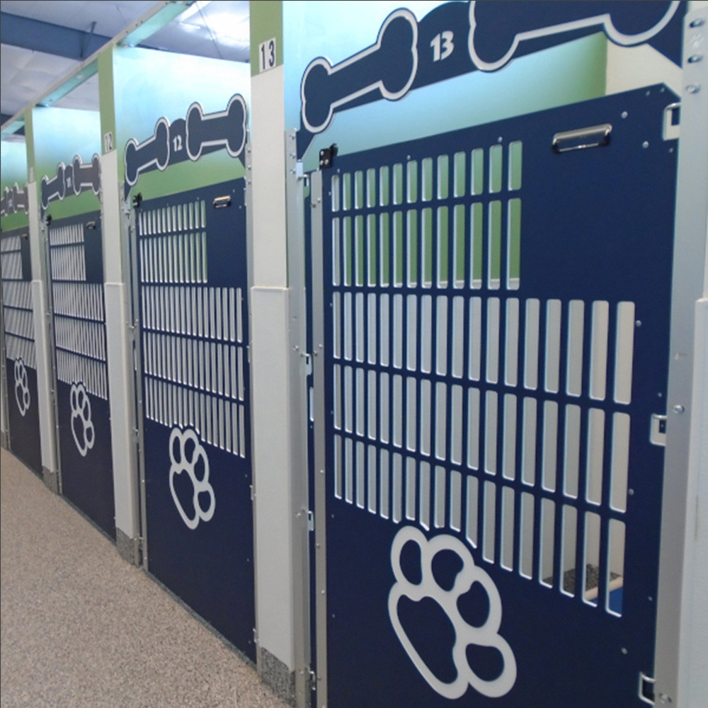 Kennel Ideas: Navy Blue Dog Kennels | Barkly Manor - Gator Kennels
