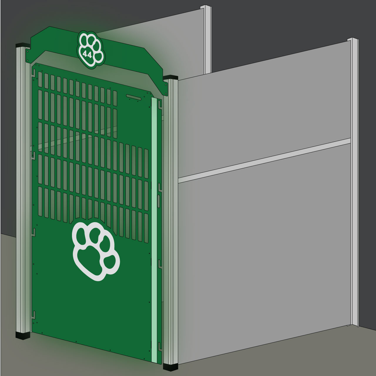 Dog kennel gate replacement parts | dog kennel door replacement - Gator ...