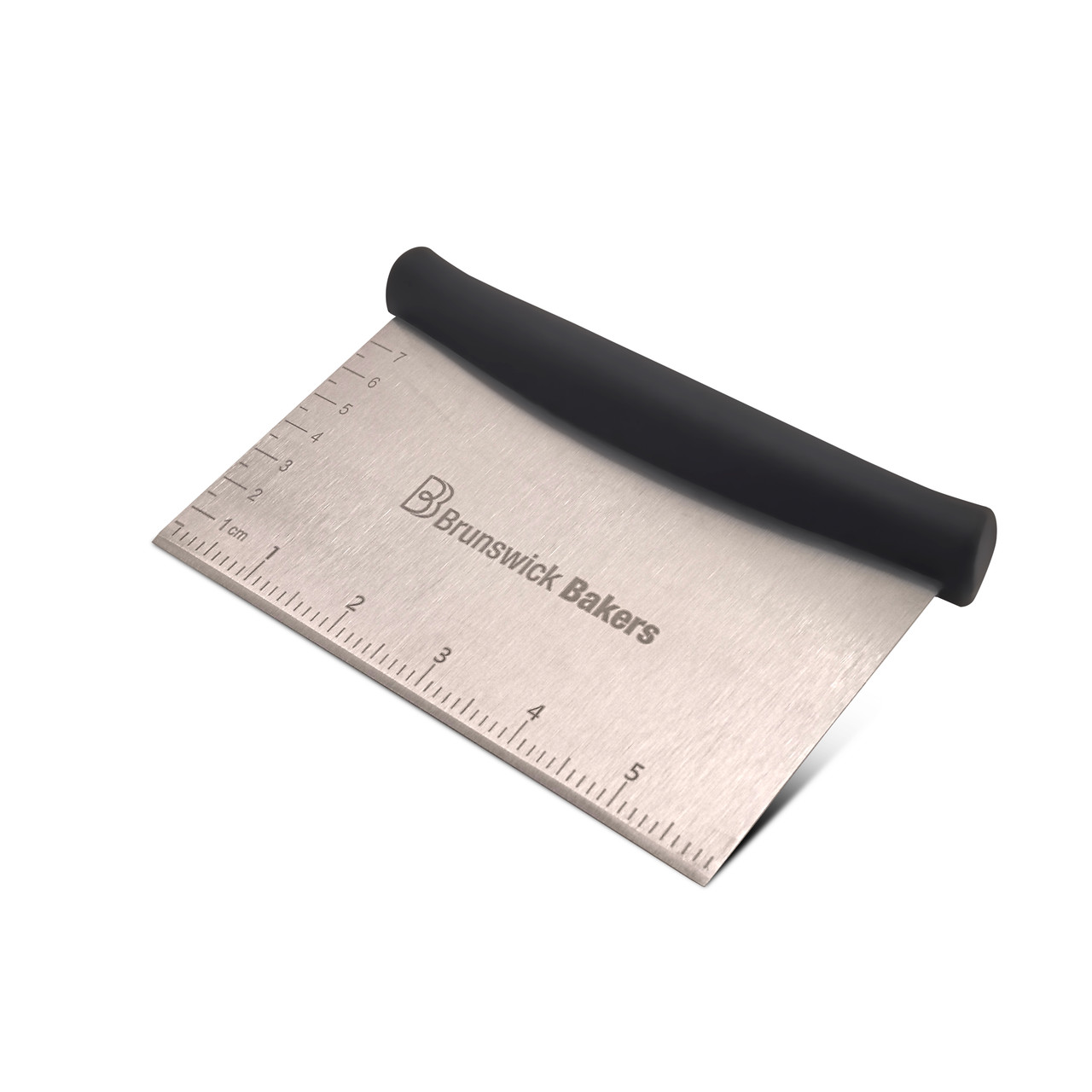 Brunswick Bakers Stainless Steel Dough Scraper with handle