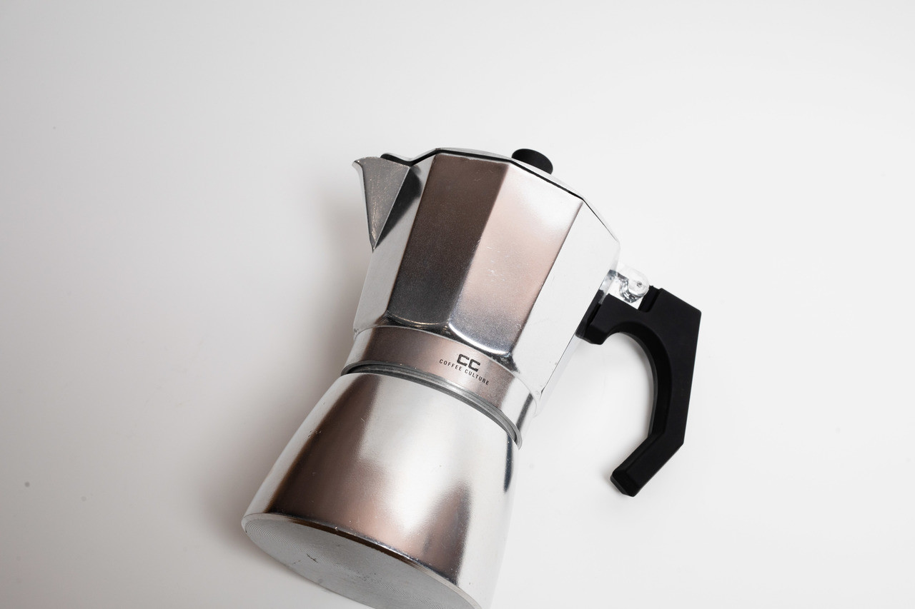 Silver Stove Top Coffee Maker - 9 Cup - Classica