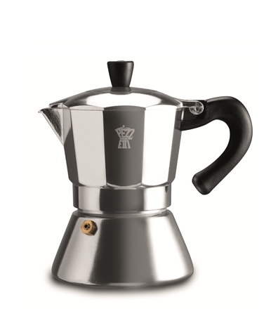Pezzetti Bellexpress 6 Cup Silver Coffee Maker - Induction - Classica
