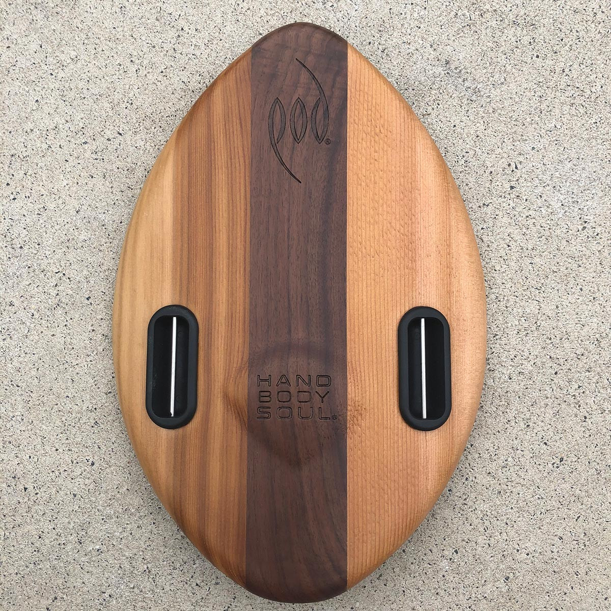 Wood POD Handboards - WOO 300mm 12inch Bodysurfing Handplane