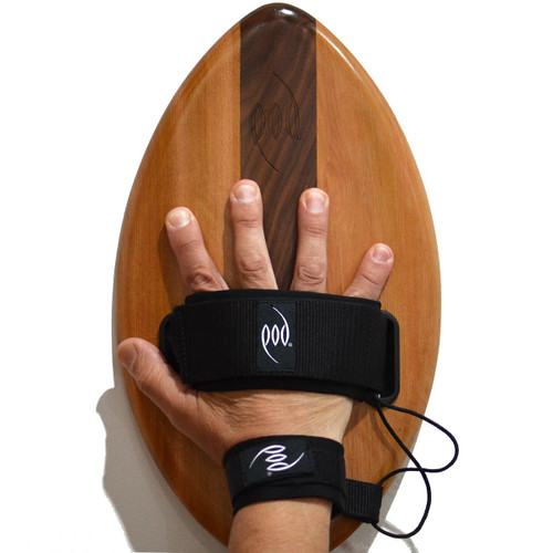 Wood POD Handboards - FLO 375mm 15inch Bodysurfing Handplane