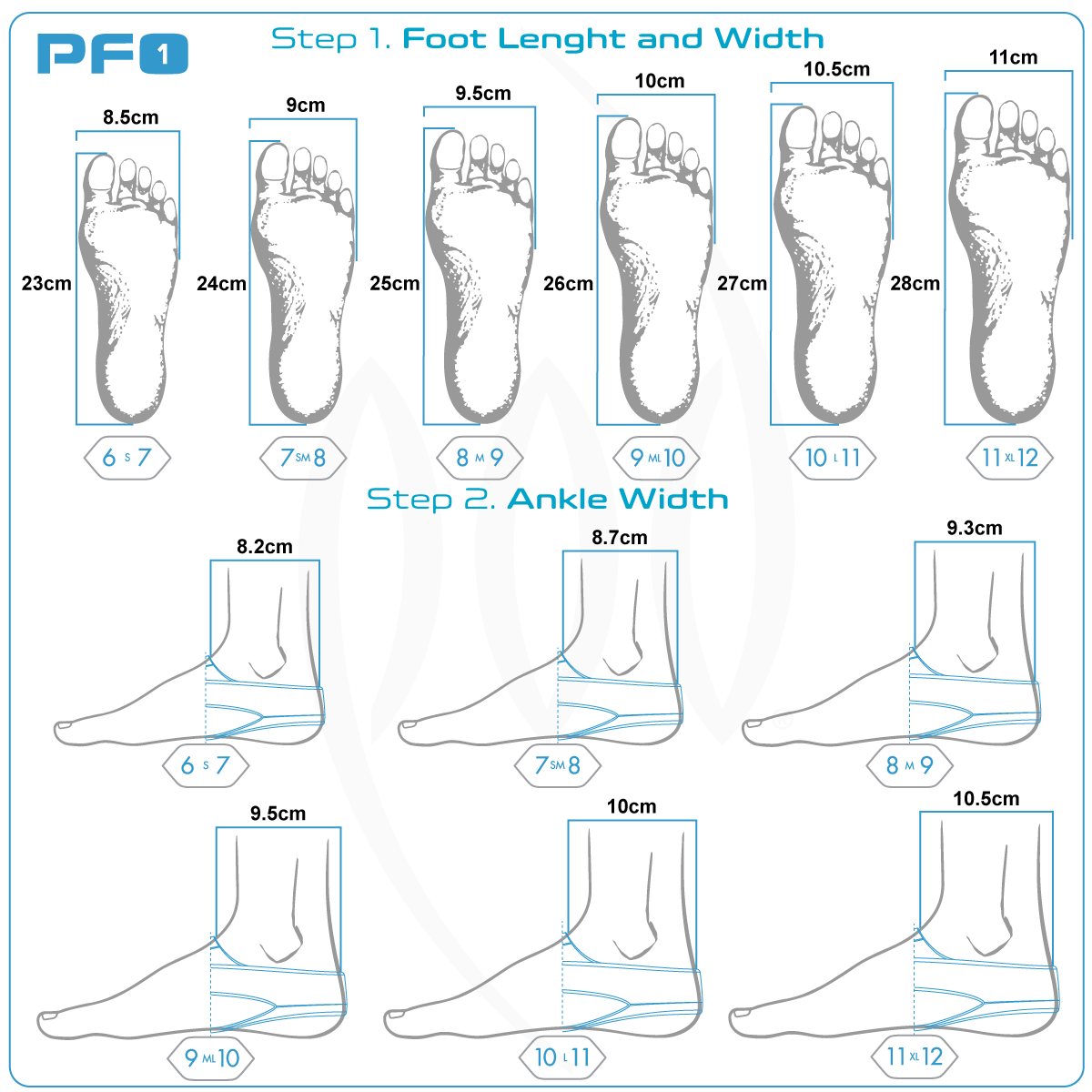 PF1 - Bodysurfing - Bodyboarding - Kneeboarding - Swimming