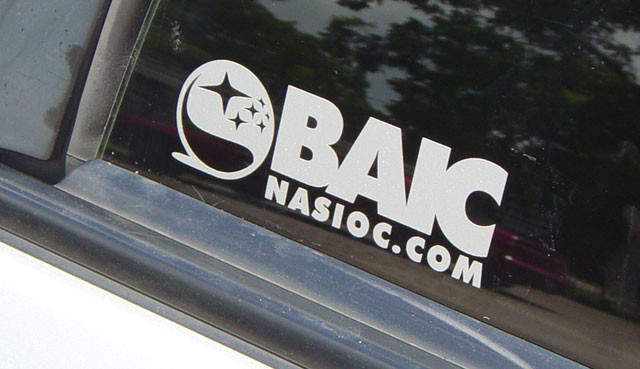 NASIOC BAIC Chapter Decals - Subie Stickers