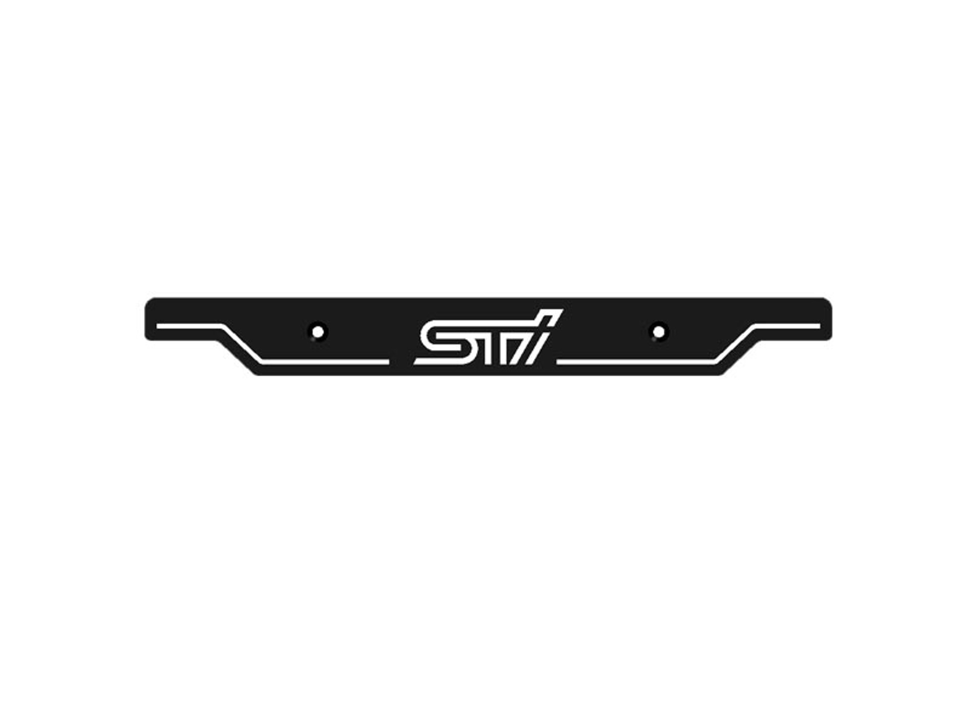 Rs25 Molded License Plate Frame Subie Stickers