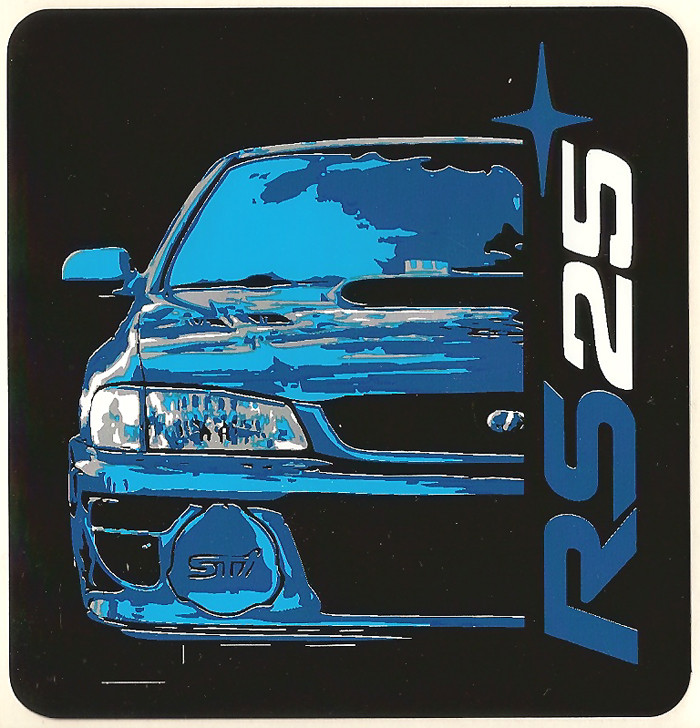 Subaru Impreza RS WRX GC8 Sticker Decal