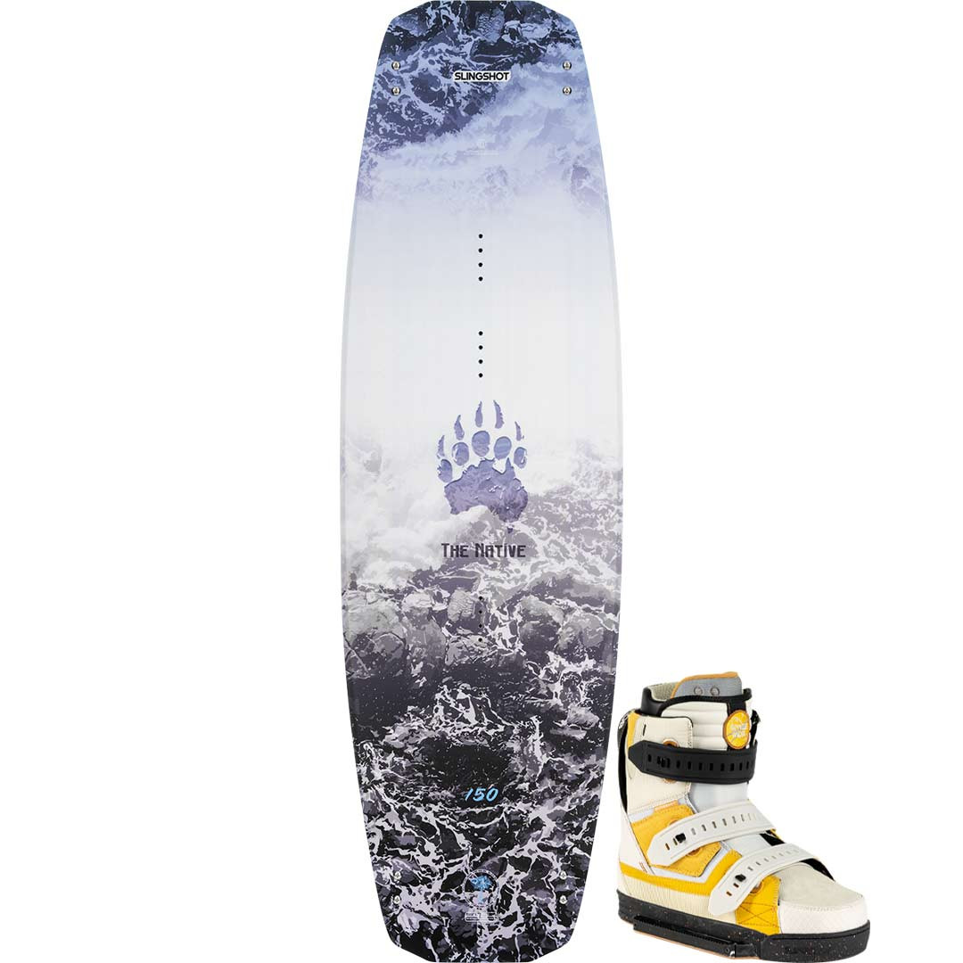 Slingshot Native Wakeboard Package W/ Space Mob Boots - 2023 ...