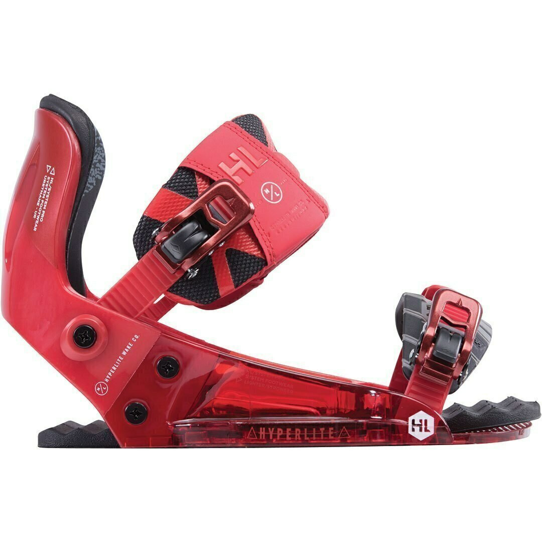 Hyperlite System Pro Wakeboard Binding - Red | WakeHouse.com
