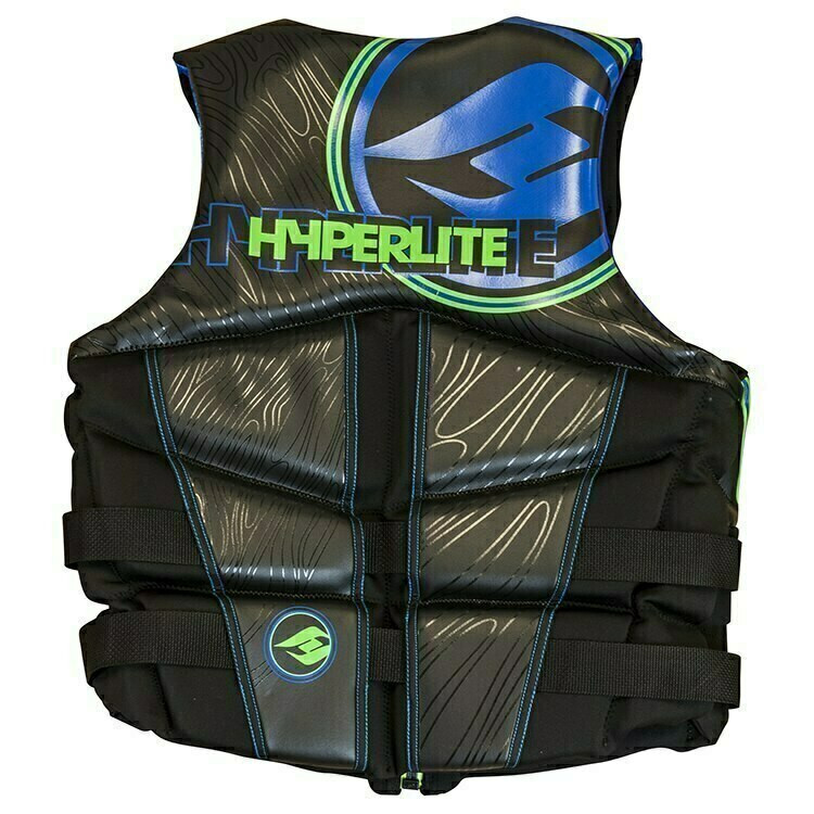 Hyperlite Team Life Jacket - Blue Green | WakeHouse.com