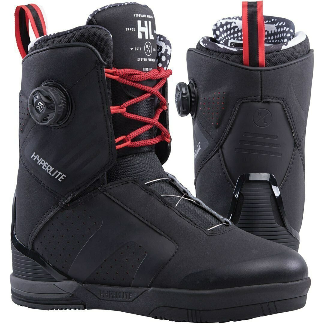 Hyperlite Kruz System Wakeboard Boots - 2019 | WakeHouse.com