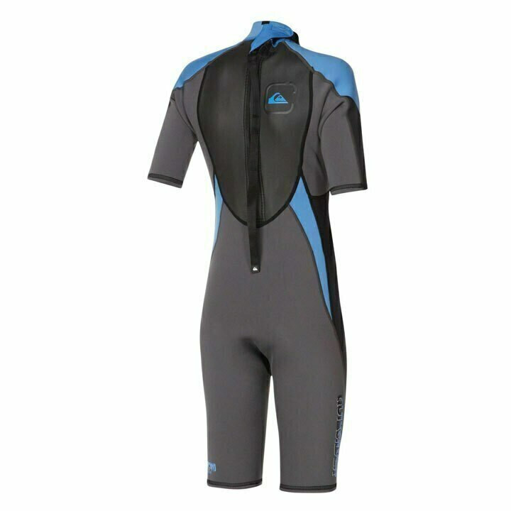 Quiksilver Boy's Syncro 2MM Spring Wetsuit - Blue | WakeHouse.com
