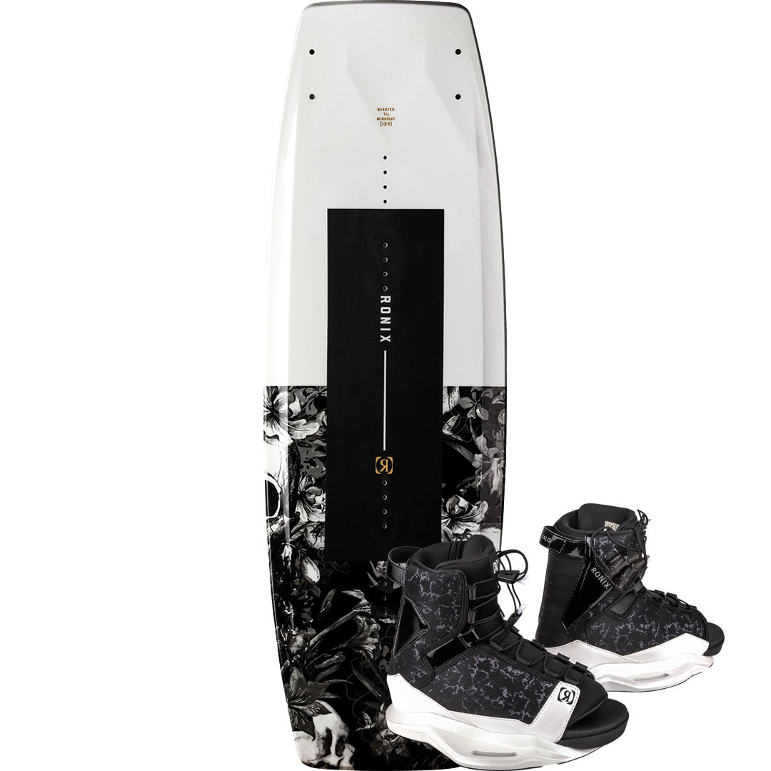 Ronix Quarter 'Til Midnight Wakeboard Package w/ Halo Boots - 2023 ...