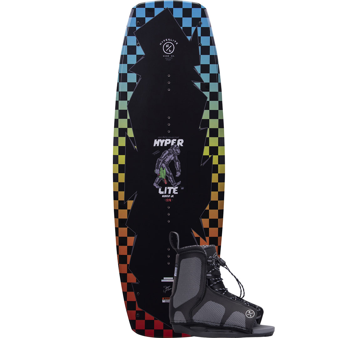 Hyperlite Murray Jr. Wakeboard Package w/ Kid's Remix Boots - 2022 ...