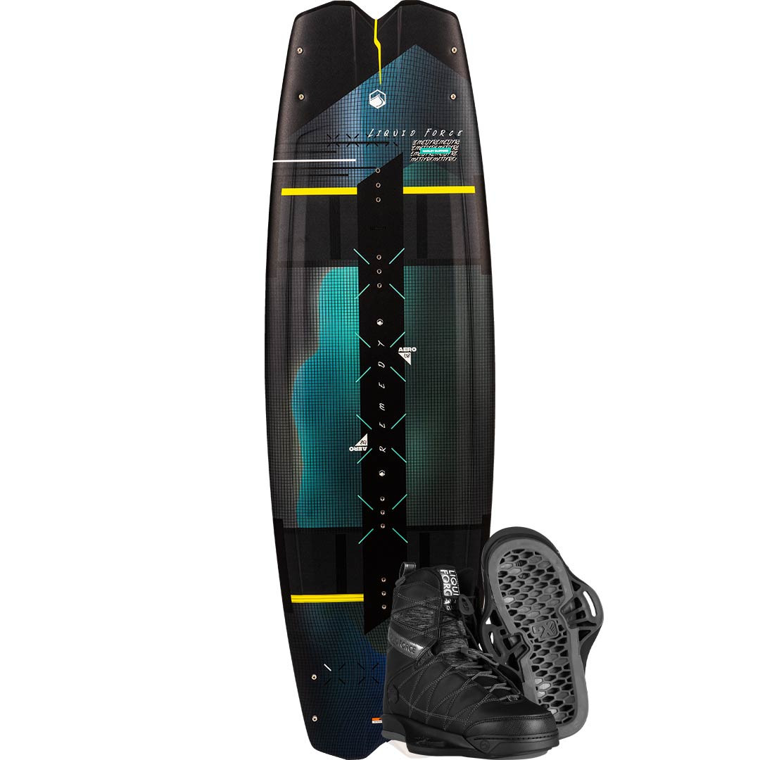 Liquid Force Remedy Aero Wakeboard Package W/ Classic 6X Boots - 2022 ...