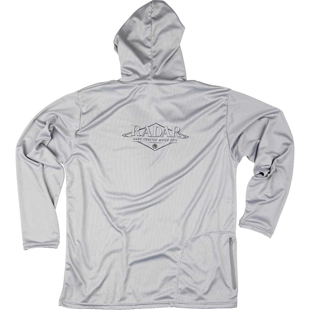 Radar Solar Barrier Hoodie w/Neck Gaiter - Charcoal | WakeHouse.com