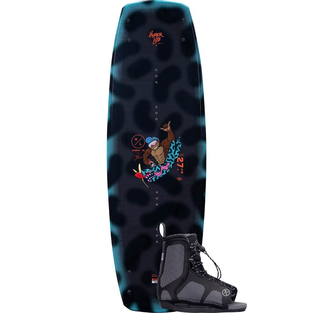Hyperlite Murray Jr. Wakeboard Package w/ Kid's Remix Boots - 2025 ...
