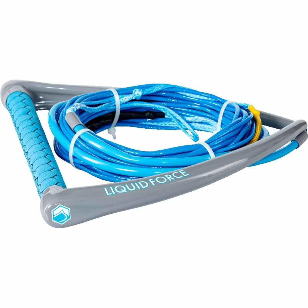 Liquid Force Apex W/ Vision Wakeboard Rope & Handle Package - Blue/Grey ...