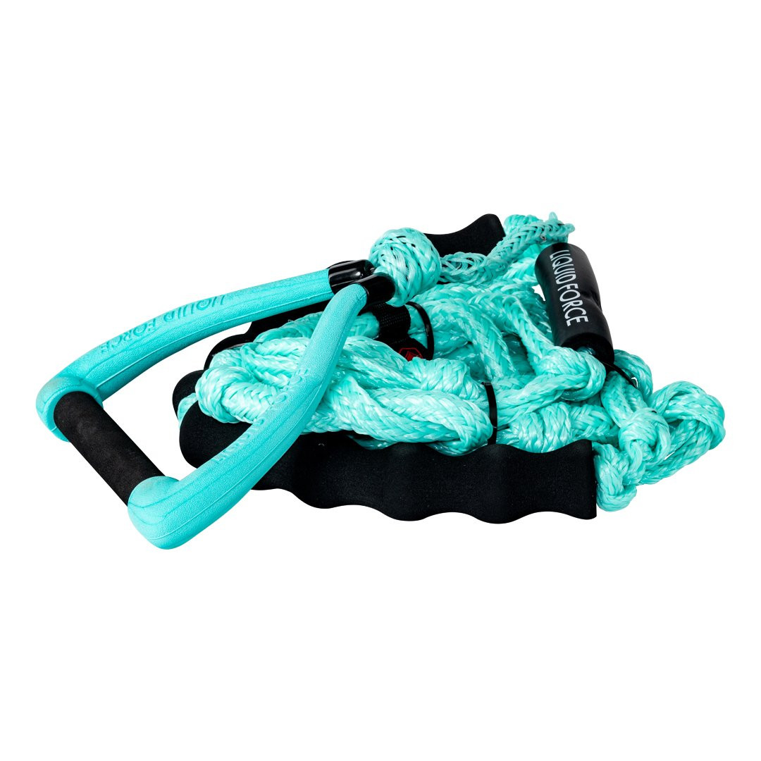 Liquid Force Deluxe Molded Wake Surf Rope - Mint/Black | WakeHouse.com