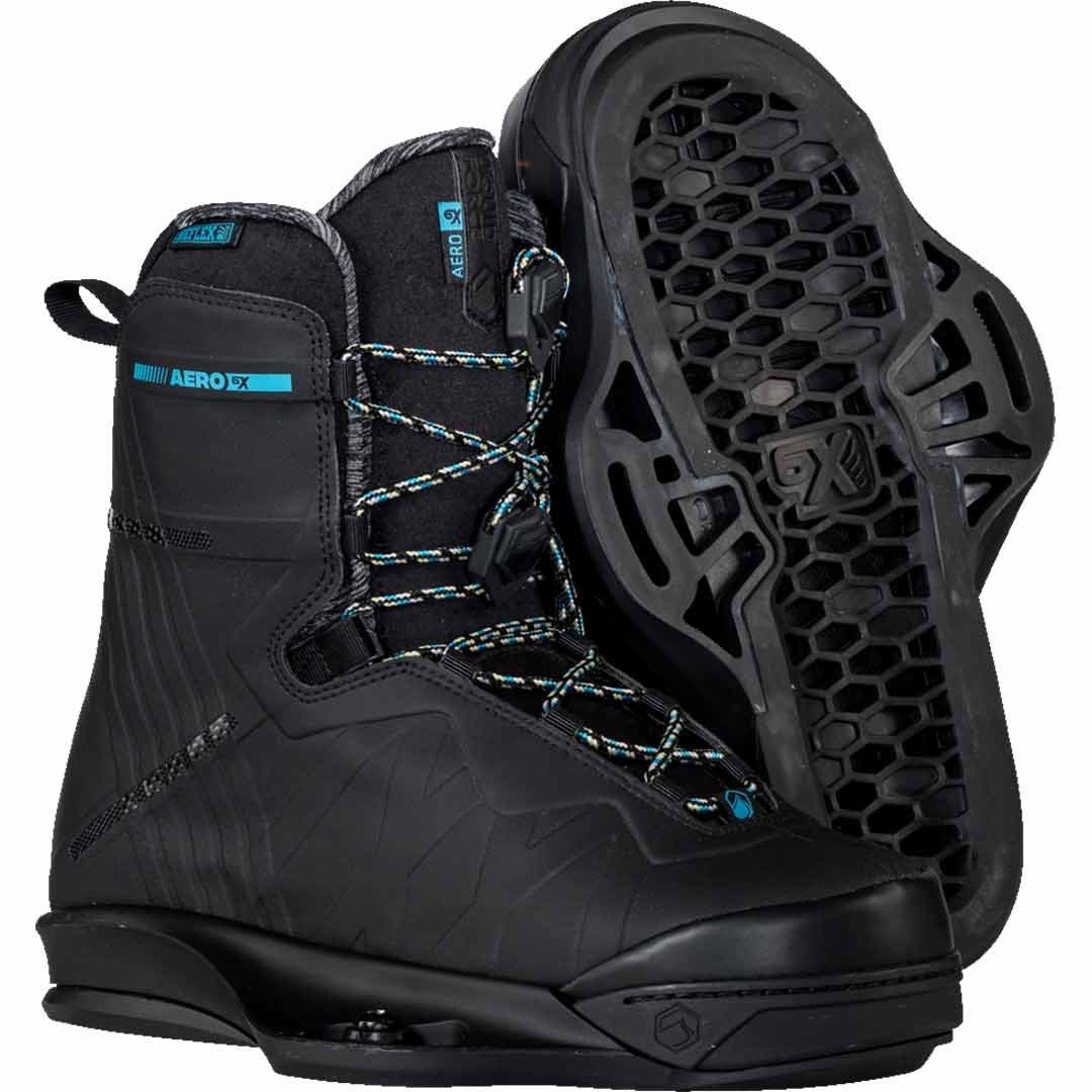 Liquid Force Aero 6X Black Wakeboard Bindings - 2024 | WakeHouse.com