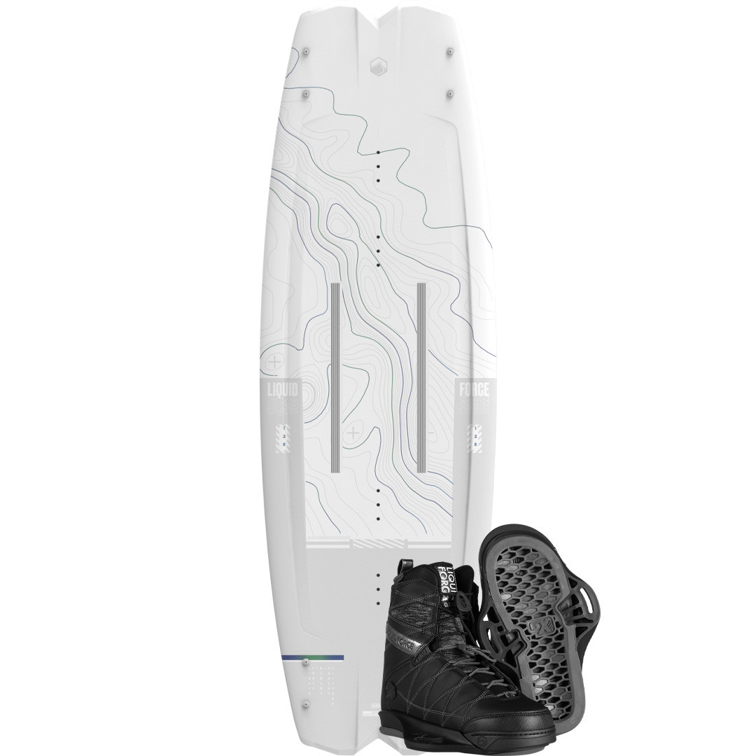 Liquid Force Remedy Aero Wakeboard Package W/ Classic 6X Boots - 2023 ...