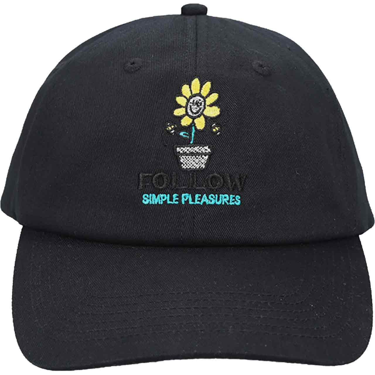 Follow Simple Cap - Black | WakeHouse.com