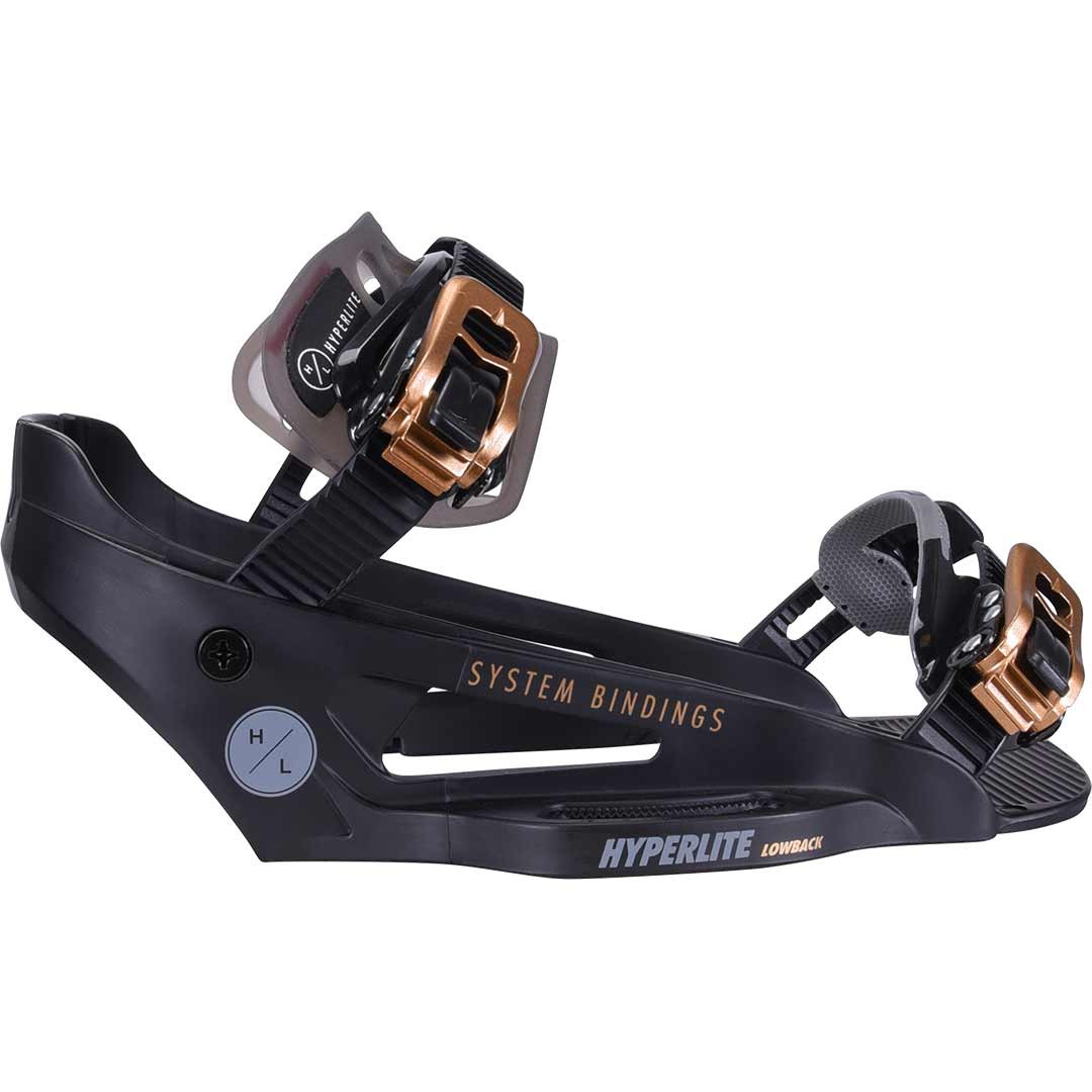 Hyperlite System Lowback Wakeboard Binding Black - 2025 | WakeHouse.com