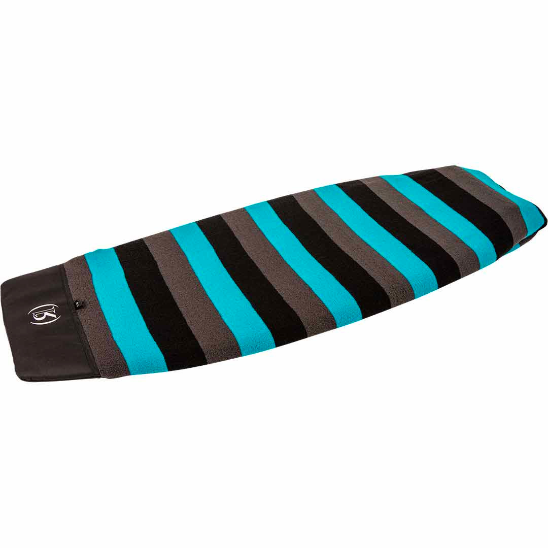 Ronix Surf Sock - Wide Nose - Aqua Blue/ Black / Grey | WakeHouse.com