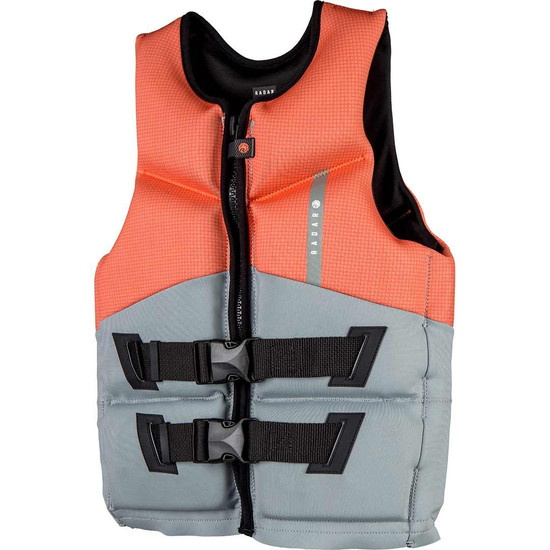Radar T.R.A. Teen Girl's Life Jacket - Salmon / Grey | WakeHouse.com